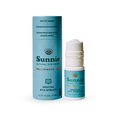 Sunnie Natural Digital Eye Strain - Moisturizing Eye Drops for Eye ...