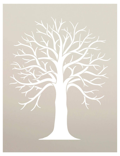 Tree Stencil with Branches by StudioR12 | DIY Rustic Country Home Decor ...