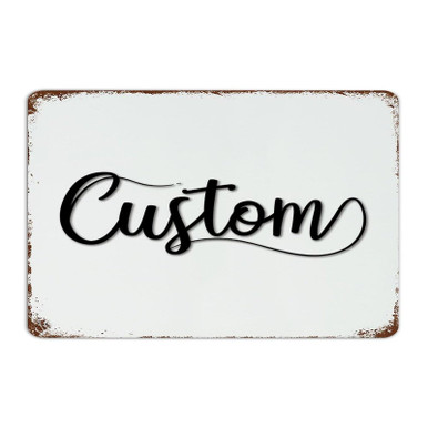 Autravelco Custom Customized Metal Signs Outdoor Custom Laundry Signs ...