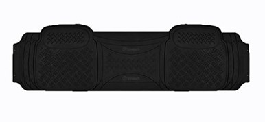 Zone Tech Heavy Duty Solid Black Rubber Automotive Universal 1 Piece ...