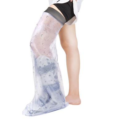 Waterproof Full Leg Cast Covers for Shower Adult, Extra Long Cast ...