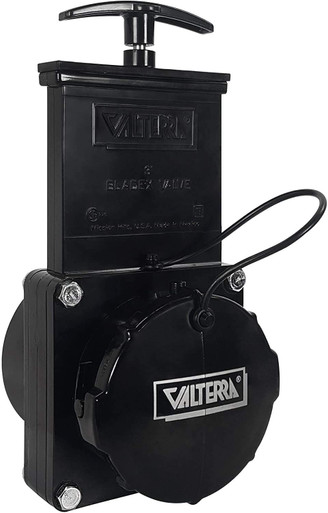Valterra 3" Stainless Steel RV Waste Dump Gate Valve w/Cap (1 ...
