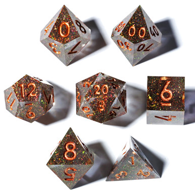 MINI PLANET DND Dice Set for Dungeons and Dragons Sharp Edge DND Dice ...