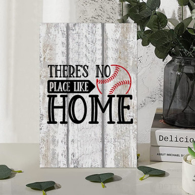 Country Rustic Style 8x12in Wood Pallet Home Quotes There's No Place ...