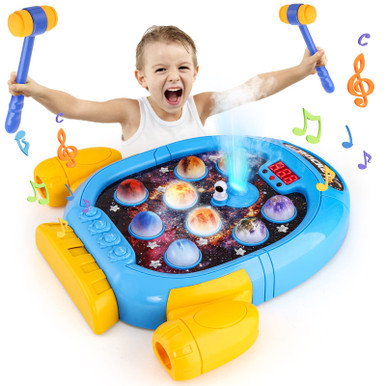 6 Modes Whack A Mole Game for Toddlers, Space Whack A Planet Toys for ...