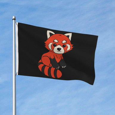 Cute Red Panda Flag 3X5 FT Banner for Indoor And Outdoor Brightly ...