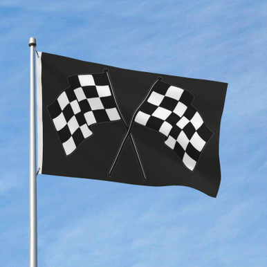 Checkered Flags Race Car Flag Flag 3X5 FT Banner for Indoor And Outdoor ...
