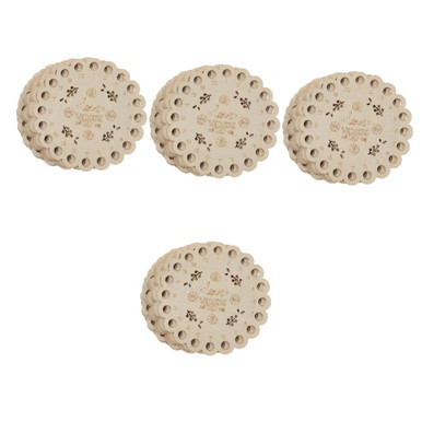ABOOFAN 40 pcs Threaded Board Wood Chips Cross Floss Organizer Cross ...