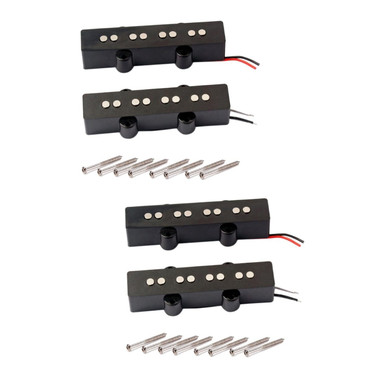 ERINGOGO 8 Strings Double Coil Pickup Jazz Bass Pickups Open Bridge ...