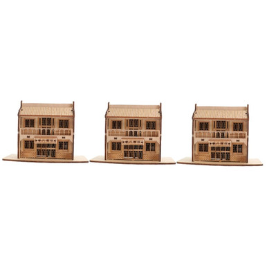 SEWACC 3 Sets Wooden Model Wood Model Assembly Toys Assembly Puzzle ...