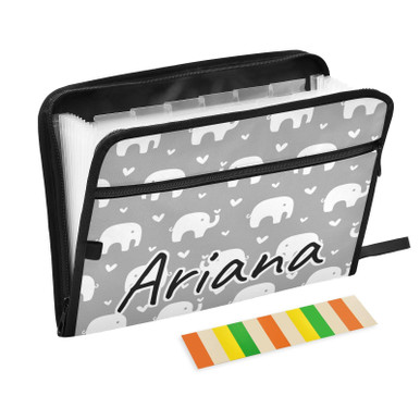 Custom Elephants Expanding File Folders 13 Pockets Accordion File ...