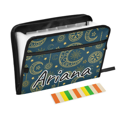 Custom Ramadan Moon Star Expanding File Folders 13 Pockets Accordion ...