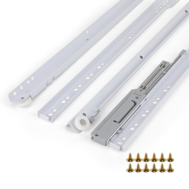 3 Pair homdiy Soft Close Bottom Mount Drawer Slide Self Closing Drawer ...