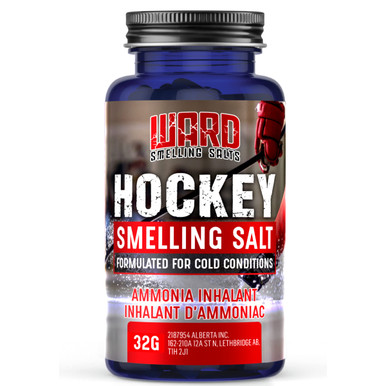 Hockey Smelling Salts by Ward - Specially Formulated for Cold Temperatures - Skate Faster, Shoot ...