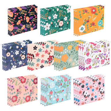 30 Pcs Decorative File Folders Floral Folders, 10 Colored Designs Cute ...