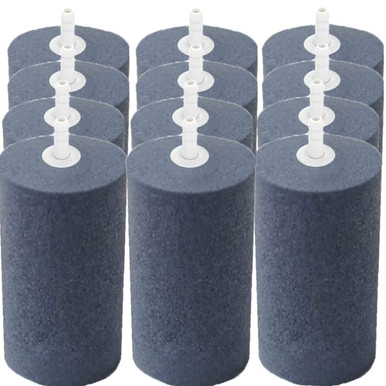 coomatec 12-Pack Large Air Stones, Humongous 4 x 2 Inch Round Air Stone ...