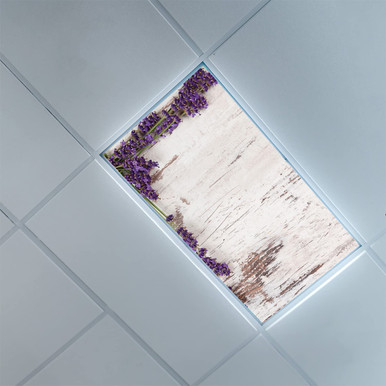 Fluorescent Light Covers for Ceiling Light Diffuser Panels-Rustic Wood ...