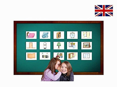 Yo-Yee Flashcards - Large Bedroom Picture Cards for Toddlers, Kids ...