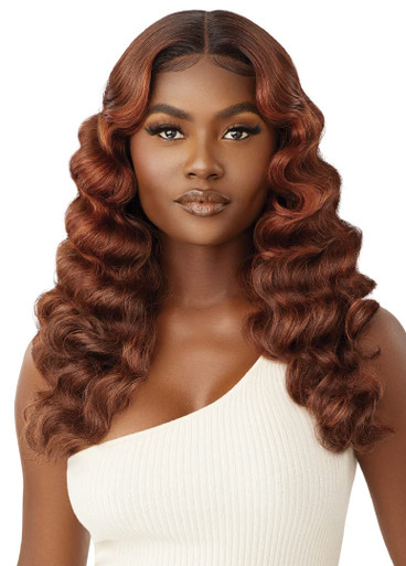 Outre Lace Front Wig - Evalina - (DRFF RUBY ROSE) - Warehousesoverstock