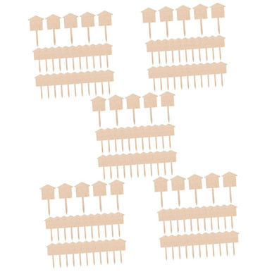 Yardwe 250 Pcs Plant Insert Label Wooden Nursery Markers Chalkboard ...