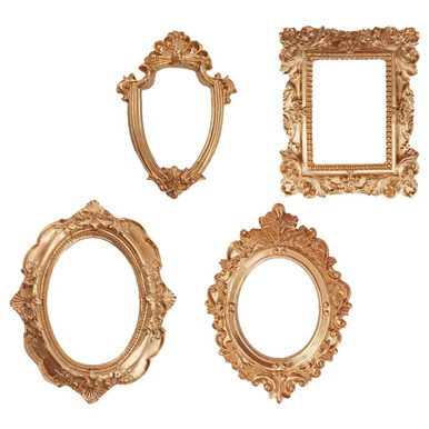 NOLITOY 4 Sets 4 Pcs photo frame props vintage picture frame light ...