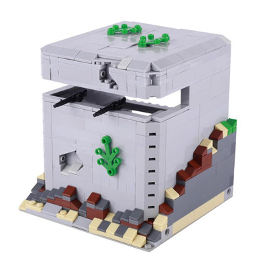 LDesign Military Base Defense Fortress Building Set WW2 Building Blocks ...