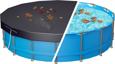 12 FT Round Pool Cover for Above Ground Pools?Solar Pool Covers for ...