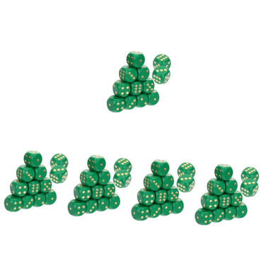 ibasenice 60 Pcs solid wood accessories box small dice aldult wooden ...