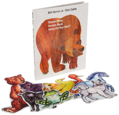 Childcraft Brown Bear, Brown Bear Storytelling Set with Felt Pieces ...