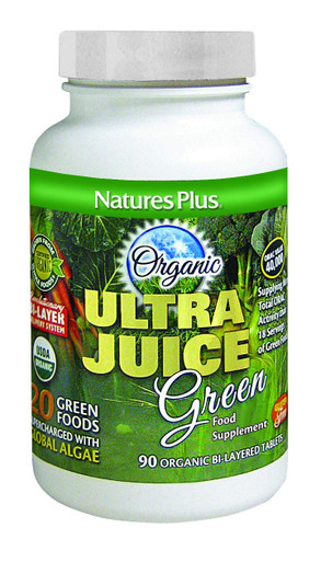 NaturesPlus Ultra Juice Green Multivitamin - 90 Vegetarian Tablets ...