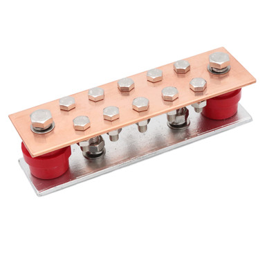 SCXCLY Copper Ground Bar Kit, with 10 Terminal Positions,Copper ...