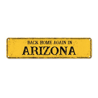CowkissSign Arizona State Metal Signs Back Home Again in Arizona Metal ...