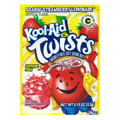Kool Aid Strawberry Lemonade Powdered Drink Mix (0.16oz Packets, Pack ...
