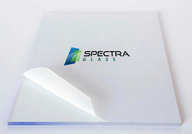 24"x24" (1/4") Spectra Glass Clear Polycarbonate Sheet. UV Coating on ...