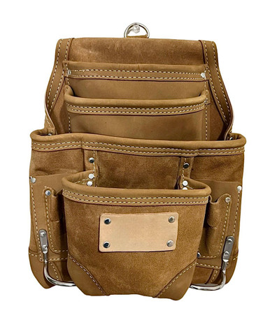 Supreme Leather 10 Pocket Carpenter Tool Pouch Framers Bag | Genuine ...