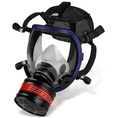 GSHUBB Reusable Full Face Respirator Mask with 40mm Activated Carbon ...