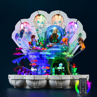 VONADO LED Light Kit for Lego Disney The Little Mermaid Royal Clamshell ...