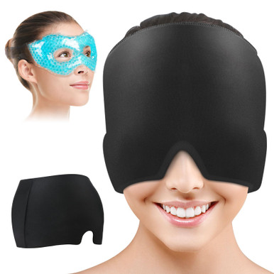 Migraine Relief Cap Headache Hat for Migraine, Headache Relief Cap, Gel ...