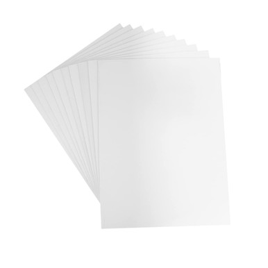 Uonlytech 10pcs Sheet White Chevron Board White Foam Board Mat Board ...