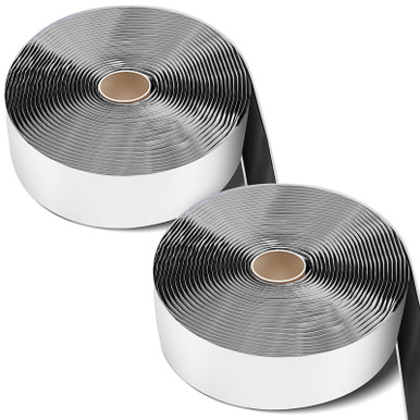 Pangda 2 Rolls Butyl Tape 2" x 1/8" x 30' Butyl Sealant Tape Waterproof ...