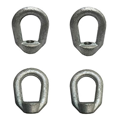 Galvanized Forged Eye Nut 5,200 Lb Cap Working Load Threaded Hot Dipped ...