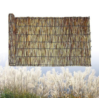 Natural Reed Fencing Rolls, Outdoor Privacy Fence Rolls for Backyard ...