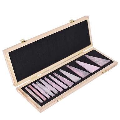 mitoharet 12-Pack Steel Angle Gauge Block Set with Case, Machinist ...