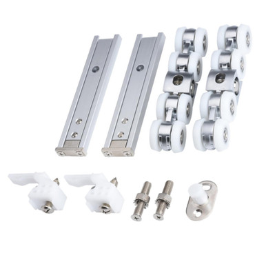 DOITOOL 1 Set Hanging Wheel Hanging Rail barn Door Hanger Roller Door ...