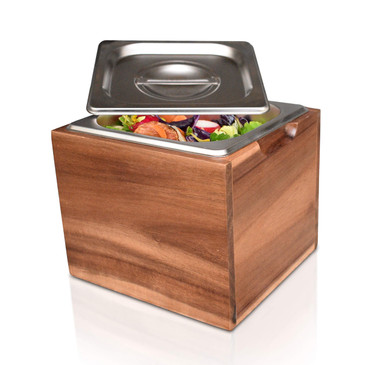 BelleMark Kitchen Compost Bin- Rust Proof Stainless Steel Insert ...