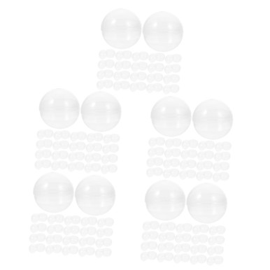 BESTOYARD 250 pcs transparent shell mini gumball machine mini plastic ...