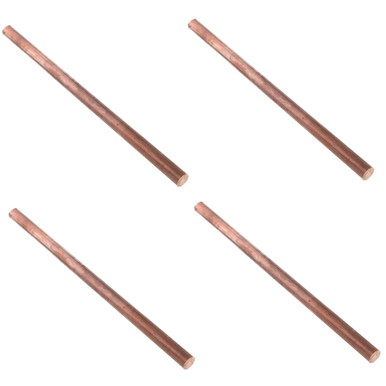 ULTECHNOVO 4pcs Copper Rod rods Metal Round bar Copper dowsing Rod ...