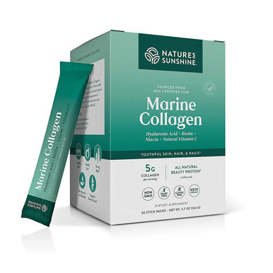 Nature's Sunshine Marine Collagen - Premium Wild-Caught Alaskan Pollock ...