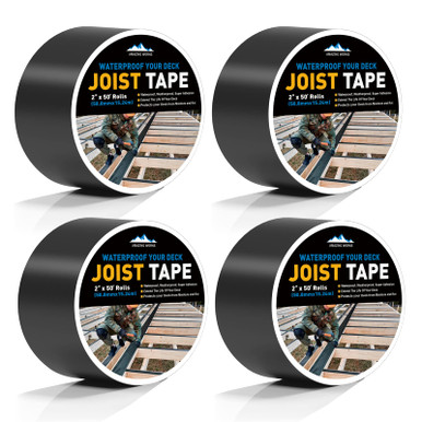Deck Joist Tape - Heavy Duty Joist Tape for Decking, 4 Pack of 2