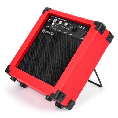 Vangoa Electric Guitar Amplifier,10W Red Guitar Amp with Adjustable ...